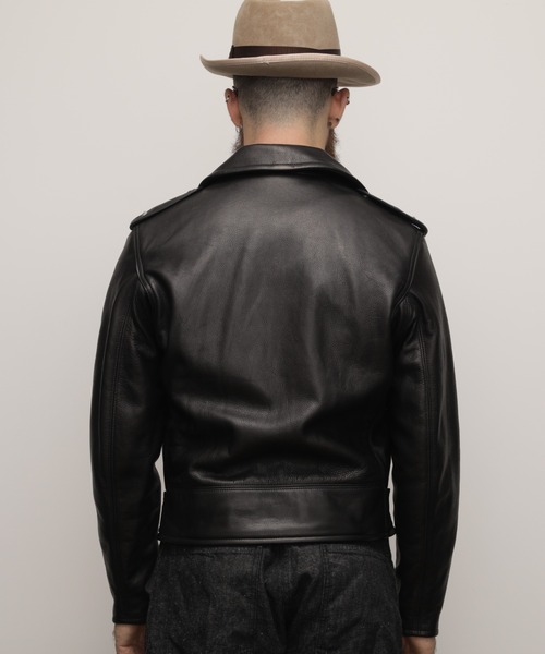 schott（ショット）の「Schott/ショット/528US COW NEW NAKED D-POCKET RIDERS/ニューネイキッド ...