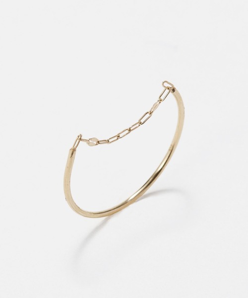 JUPITER（ジュピター）の「【K10】スリムペタルチェーンピンキーリング/skin fit petal chain （リング）」 - WEAR