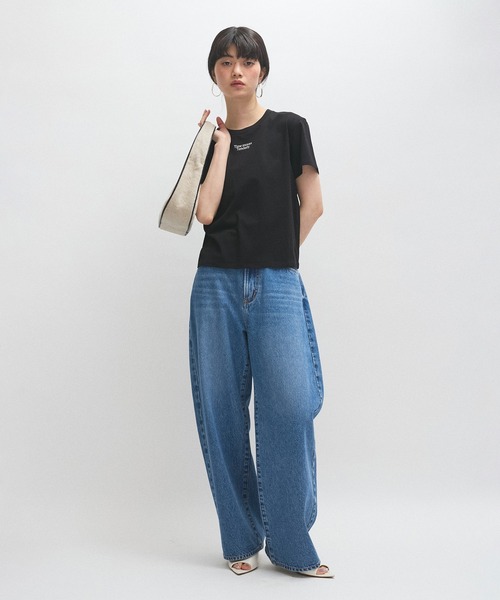 ADAM ET ROPE'（アダムエロペ）の「INNOCENCEエンブロイダリーTee（Tシャツ/カットソー）」 - WEAR