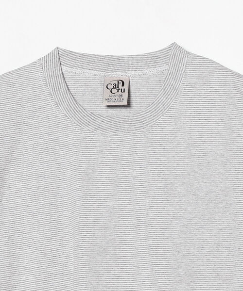 CalCru（カルクルー）の「Cal Cru / Micro Stripe T-shirt（Tシャツ/カットソー）」 - WEAR