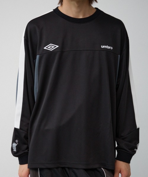 AZUL by moussy（アズールバイマウジー）の「【UMBRO×AZUL】 スウィッチングトップス（Tシャツ/カットソー）」 - WEAR