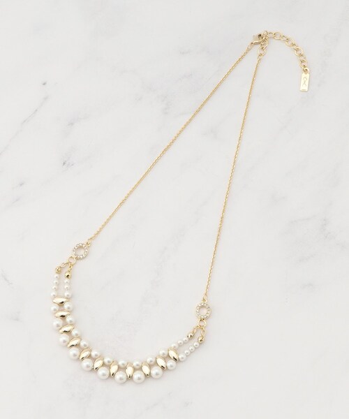COUP DE CHANCE（クードシャンス）の「【日本製】パール調の華やかなネックレス（ネックレス）」 - WEAR