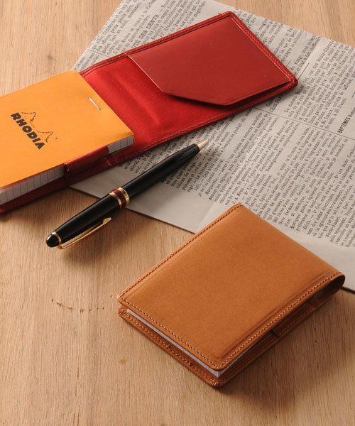 Jamale（ジャマレ）の「レザーメモカバー縦型(RHODIA No.11)（手帳／メモ帳）」 - WEAR