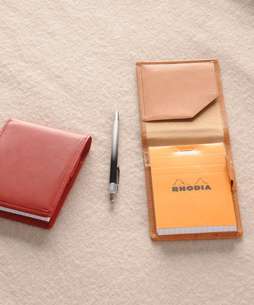 Jamale（ジャマレ）の「レザーメモカバー縦型(RHODIA No.11)（手帳／メモ帳）」 - WEAR