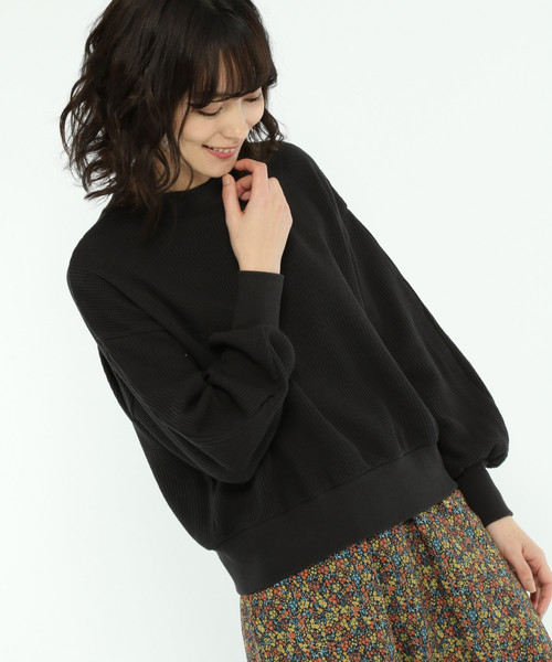 LAKOLE（ラコレ）の「TCワッフルボリュームスリーブトップス / LAKOLE（スウェット）」 - WEAR