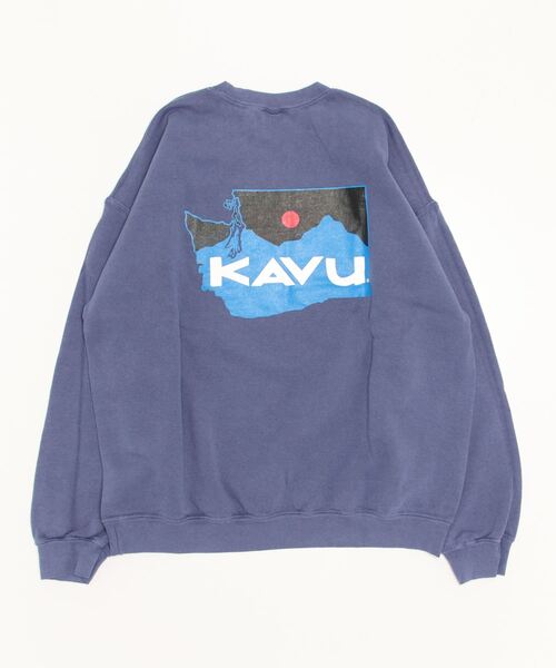 KAVU（カブー）の「KAVU/カブー Washington Map Sweat/ワシントンマップ スウェット（スウェット）」 - WEAR