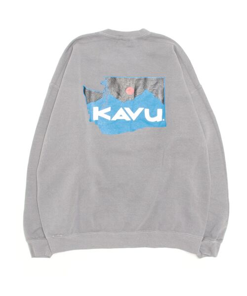 KAVU（カブー）の「KAVU/カブー Washington Map Sweat/ワシントンマップ スウェット（スウェット）」 - WEAR