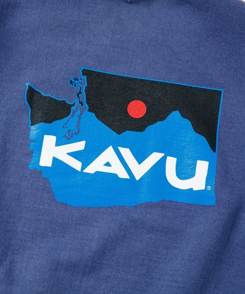 KAVU（カブー）の「KAVU/カブー Washington Map Sweat/ワシントンマップ スウェット（スウェット）」 - WEAR