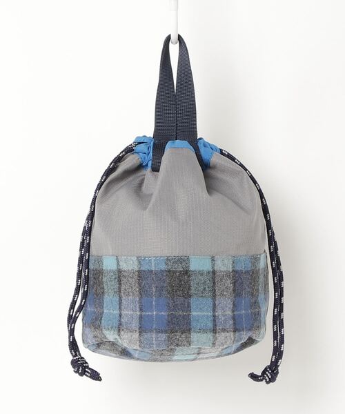 PENDLETON（ペンドルトン）の「ST:PENDLETON PD CK FAB STRING BAG/ペンドルトン 巾着バッグ（エコバッグ/サブバッグ）」 - WEAR