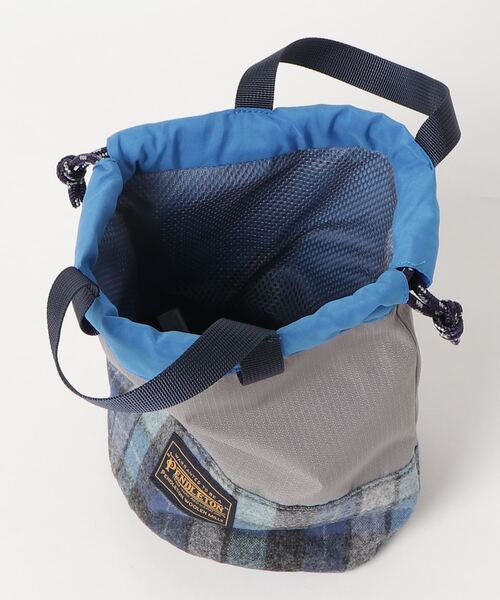 PENDLETON（ペンドルトン）の「ST:PENDLETON PD CK FAB STRING BAG/ペンドルトン 巾着バッグ（エコバッグ/サブバッグ）」 - WEAR