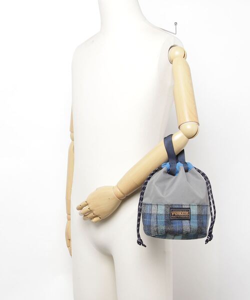 PENDLETON（ペンドルトン）の「ST:PENDLETON PD CK FAB STRING BAG/ペンドルトン 巾着バッグ（エコバッグ/サブバッグ）」 - WEAR