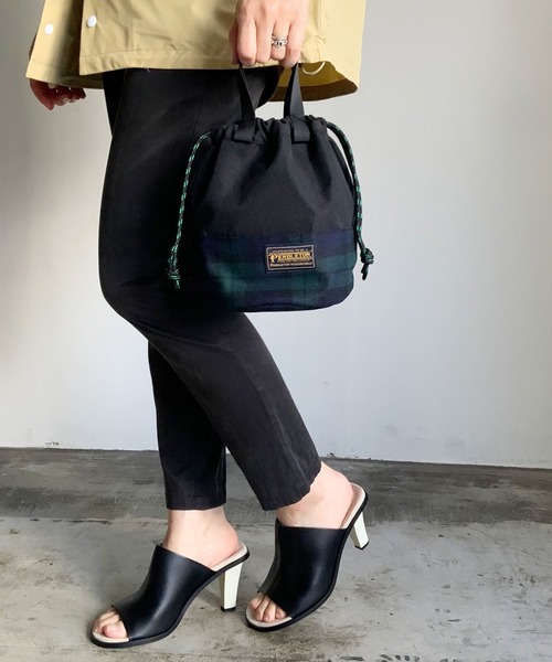 PENDLETON（ペンドルトン）の「ST:PENDLETON PD CK FAB STRING BAG/ペンドルトン 巾着バッグ（エコバッグ/サブバッグ）」 - WEAR
