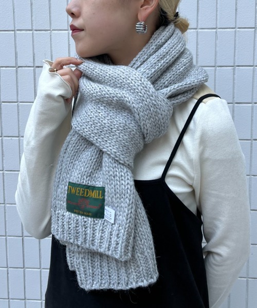 TWEED MILL（ツイードミル）の「【TWEED MILL/ツイードミル】Knit Muffler（マフラー）」 - WEAR
