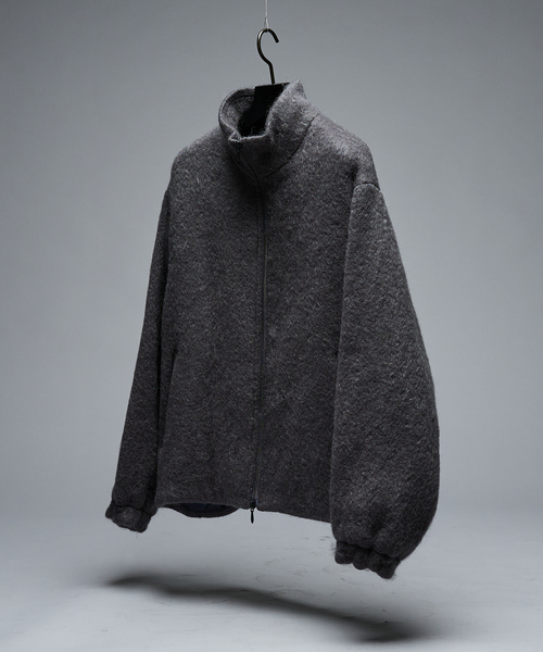 ABAHOUSE（アバハウス）の「ウール×モヘア シャギー スタンドカラー