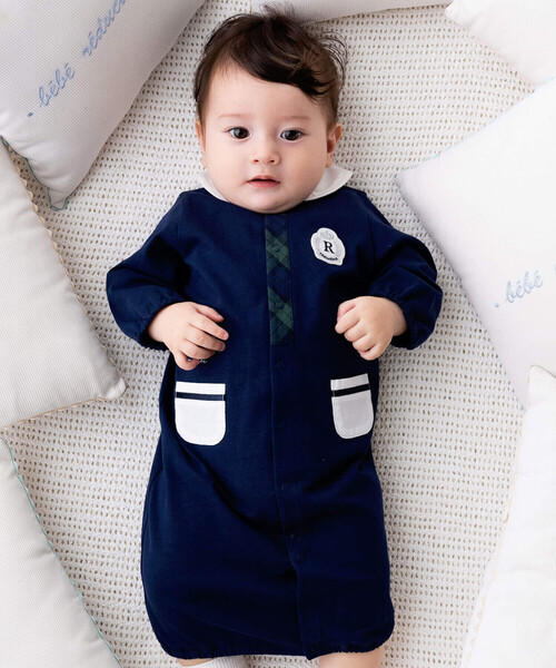 セレモニー天竺2WAYオール(50~75cm)（ロンパース）｜fillot de bebe reduction（フィヨデュベベルダクティオン）のファッション通販 - ZOZOTOWN