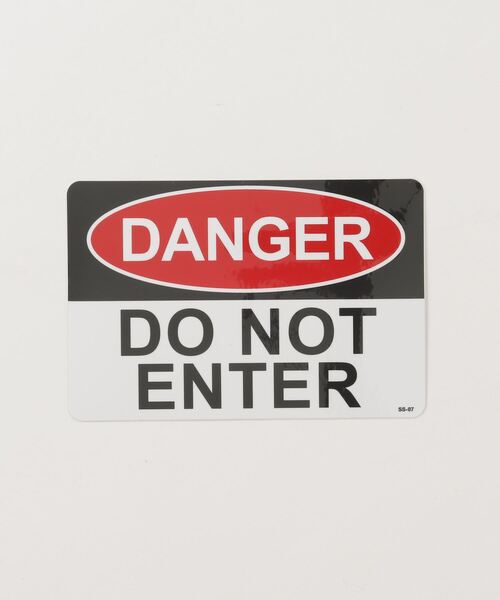 014 SIGN STICKER サインステッカー 標識 アテンション（インテリア雑貨）｜2AM（ツーエイエム）のファッション通販 ...