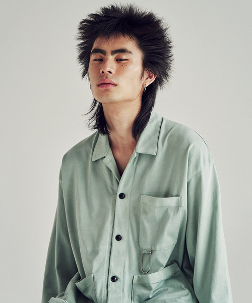 scair（スケアー）の「scair スケアー / SHORT COVER ALL SHIRT ショートカバーオールシャツ / 2001SC ...