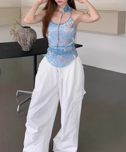 CELENA BEATS（セレナビーツ）の「マーブル シアー バックコンシャス キャミソール & チョーカー セット（キャミソール）」 - WEAR