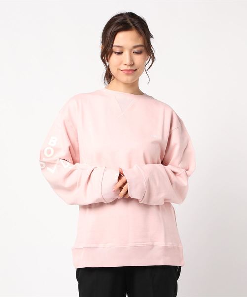 SWBD Sewing Boundaries（ソーイングバウンダリーズ）の「SWBD ロゴスリーブスウェットトップス（スウェット）」 - WEAR