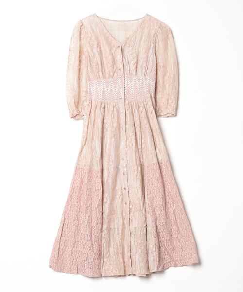 【ブランド古着】レース7分袖ワンピース（ワンピース）｜WILLSELECTION（ウィルセレクション）のファッション通販 - ZOZOUSED