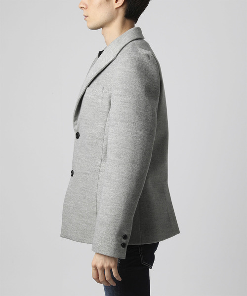 VANQUISH（ヴァンキッシュ）の「Italian Collar Short length light Pea Coat(イタリアン カラー ...