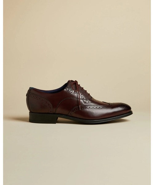 Ted Baker（テッドベーカー）の「MITTAL Men's レザー ビジネスシューズ ダークレッド（ドレスシューズ）」 - WEAR