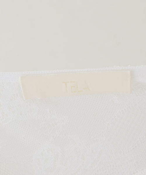 TELA（テラ）の「【TELA/テラ】レースロングTシャツ（Tシャツ/カットソー）」 - WEAR