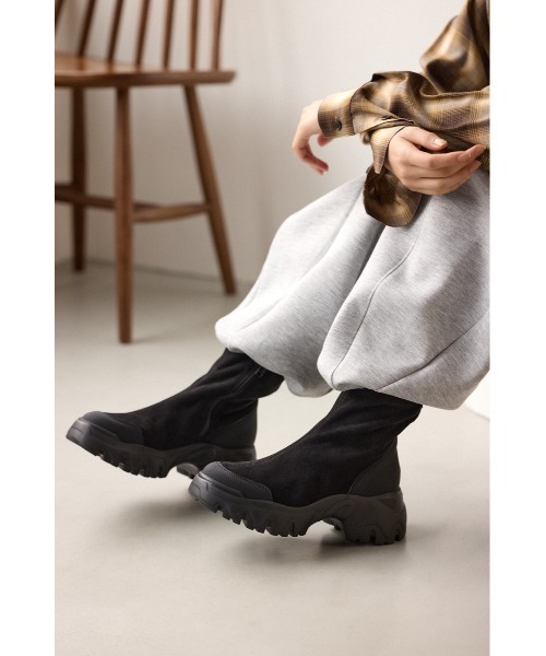 スタッカート（STACCATO）/ストレッチトラックライトソールブーツ セール】ストレッチトラックライトソールブーツ（ブーツ）｜STACCATO