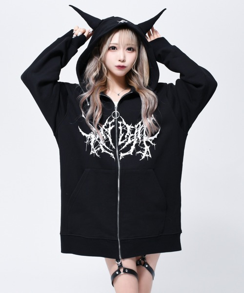 REFLEM（レフレム）の「『REFLEM/レフレム』DEVILデザインZIPパーカー/ジップアップパーカー（パーカー）」 - WEAR