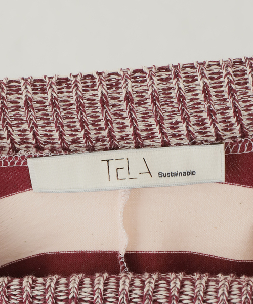 TELA（テラ）の「【TELA/テラ】ボーダーTシャツ（Tシャツ/カットソー）」 - WEAR