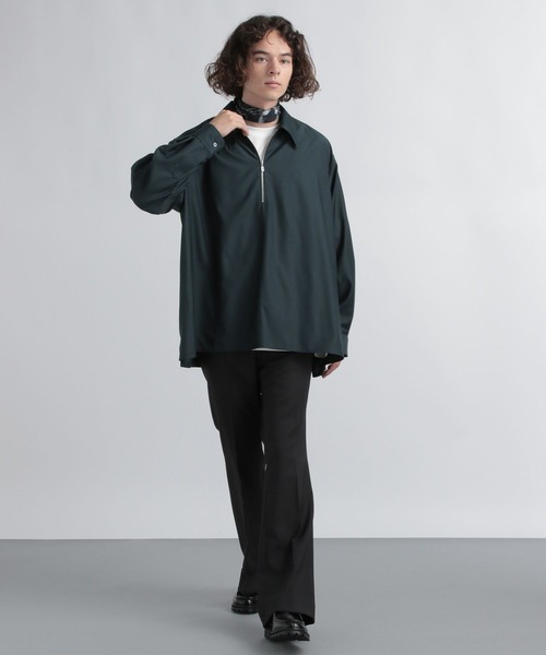 HARE（ハレ）の「TRハーフZIPオーバーシャツ(HARE)（シャツ/ブラウス）」 - WEAR