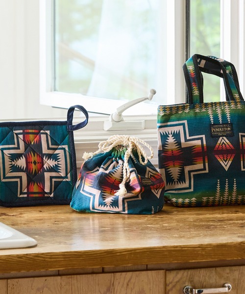 PENDLETON（ペンドルトン）の「PENDLETON/ペンドルトン Print New Lunch Bag String/プリントランチバッグ（エコバッグ/サブバッグ）」 - WEAR