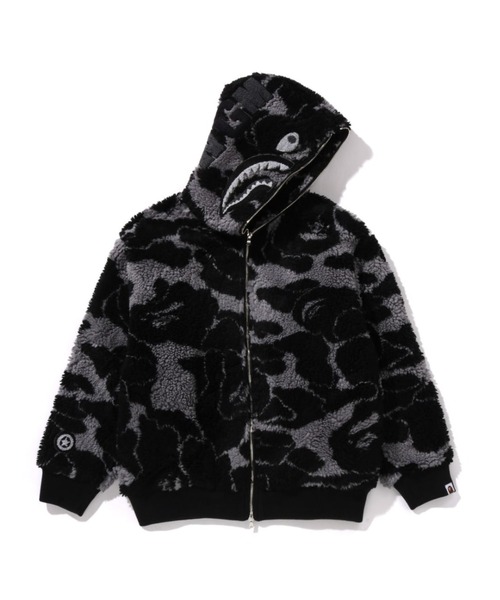 A BATHING APE（アベイシングエイプ）の「ABC CAMO BOA SHARK RELAXED FIT FULL ZIP HOODIE（パーカー）」 - WEAR
