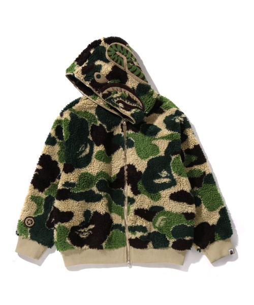 A BATHING APE（アベイシングエイプ）の「ABC CAMO BOA SHARK RELAXED FIT FULL ZIP HOODIE（パーカー）」 - WEAR