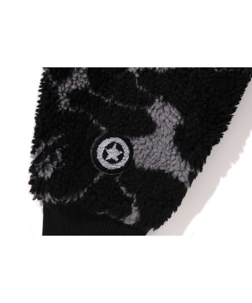 A BATHING APE（アベイシングエイプ）の「ABC CAMO BOA SHARK RELAXED FIT FULL ZIP HOODIE（パーカー）」 - WEAR