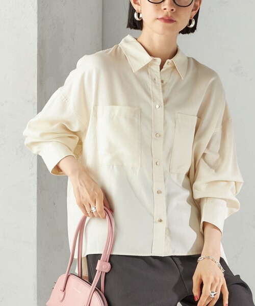セール】〈手洗い可能〉セルロース ツイル 羽織 シャツ（シャツ