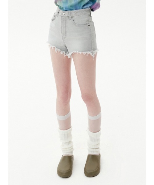 KIRSH（キルシー）の「『KIRSH/キルシー』FRINGE DENIM SHORT PANTS/フリンジデニムショートパンツ（その他パンツ ...