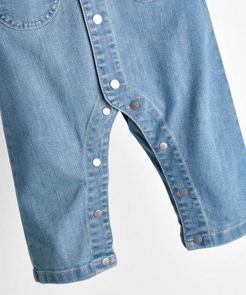 moimoln（モイモルン）の「ライオン刺繍デニムカバーオール（カバーオール）」 - WEAR