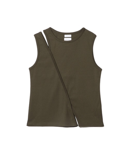 ESTNATION（エストネーション）の「COLUMN / スリットタックトップ＜PERMANENT＞（タンクトップ）」 - WEAR