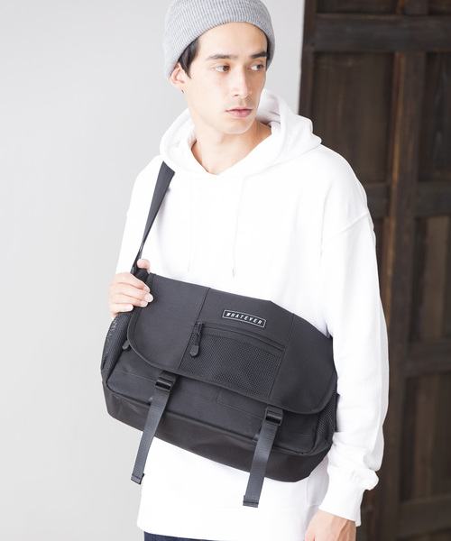 WEGO（ウィゴー）の「WEGO/多機能10ポケットメッセンジャーバッグ（メッセンジャーバッグ）」 - WEAR