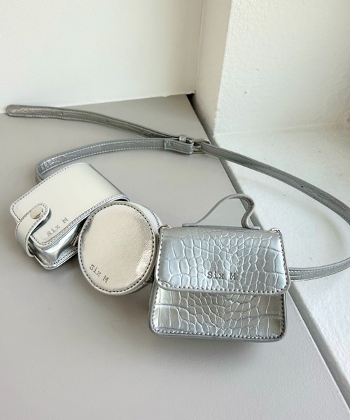 Six M（シックスエム）の「【SixM/シックスエム】トリプルマルチポーチ（ショルダーバッグ）」 - WEAR