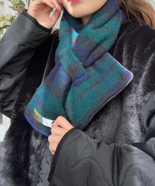 TWEED MILL（ツイードミル）の「【TWEEDMILL/ツィードミル】リバーチェックティペット小（マフラー）」 - WEAR