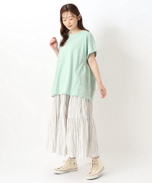 one'sterrace（ワンズテラス）の「マルチストライプ ティアードスカート（スカート）」 - WEAR
