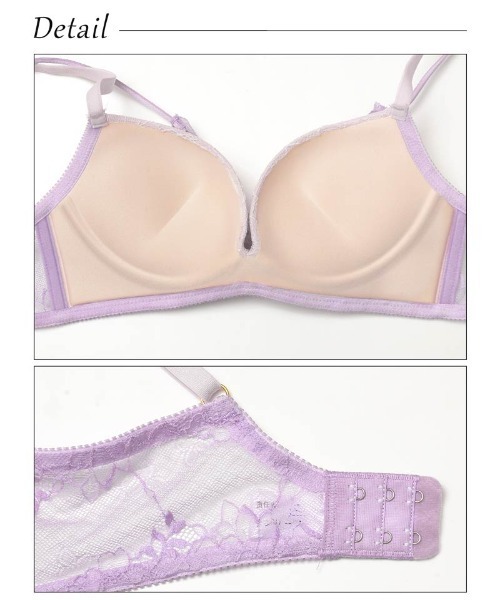 Lunangelina（ルナアンヘリナ）の「Blossom Lacy Bra（ブラジャー）」 - WEAR