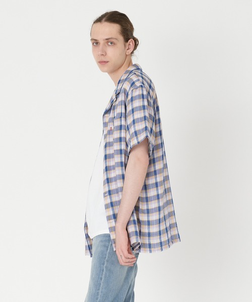 Levi's（リーバイス）の「リーバイス/Levi's サンセット 半袖シャツ パープル BILL PLAID PURPLE ROSE（シャツ ...