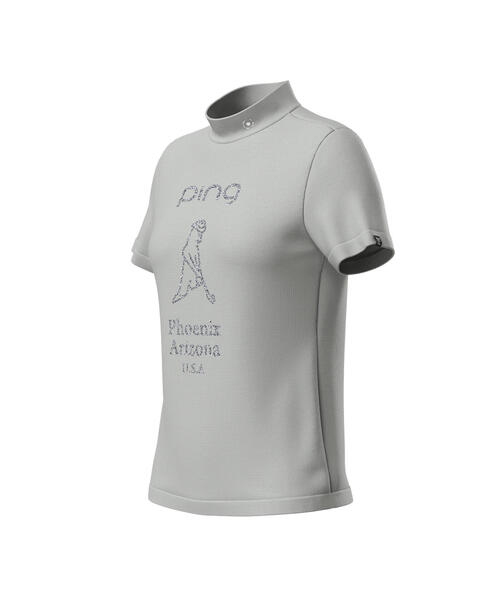 PING（ピン）の「【PING APPAREL】Mr.PINGジャカード 半袖ハイネックニットプルオーバー ＜NATIVE＞ (LADIES)（ニット/セーター）」 - WEAR