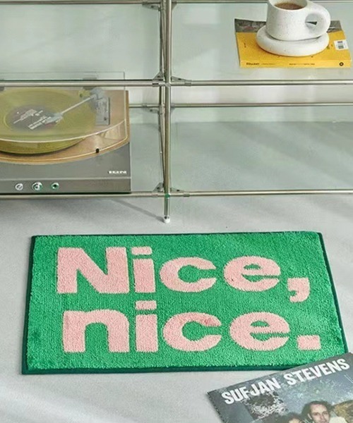 Ein/【2サイズ展開】'Nice nice'スクエア ラグ マット（ラグ/マット）｜Ein（アイン）のファッション通販 - ZOZOTOWN