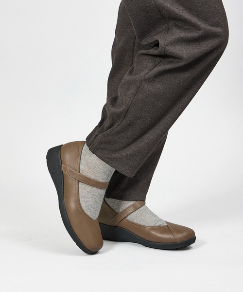 4E】アシンメトリーデザインストラップシューズ（その他シューズ