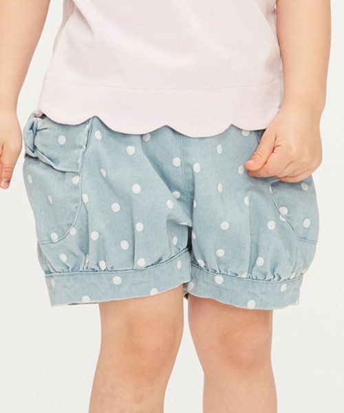 Moujonjon（ムージョンジョン）の「リボンポケットバルーンショートパンツ（その他パンツ）」 - WEAR