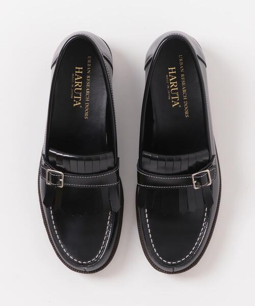 URBAN RESEARCH DOORS アーバンリサーチドアーズ HARUTA ハルタ別注 日本製 ローファー 24EE ブラウン レディース セール】『別注』HARUTA×DOORS キルトローファー（ローファー